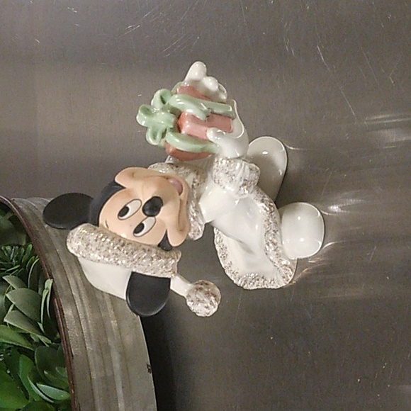 Lenox | Holiday | Lenox Disney Christmas With Mickey Porcelain Figurine ...
